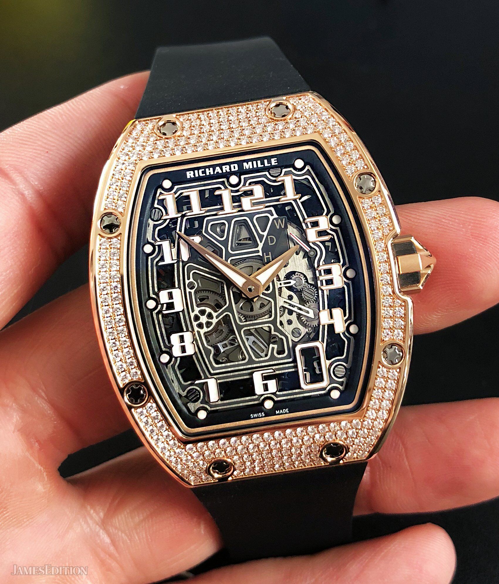 Richard Mille New Rm 67 01 Rose Gold Full Set Diamonds In Kowloon Hong