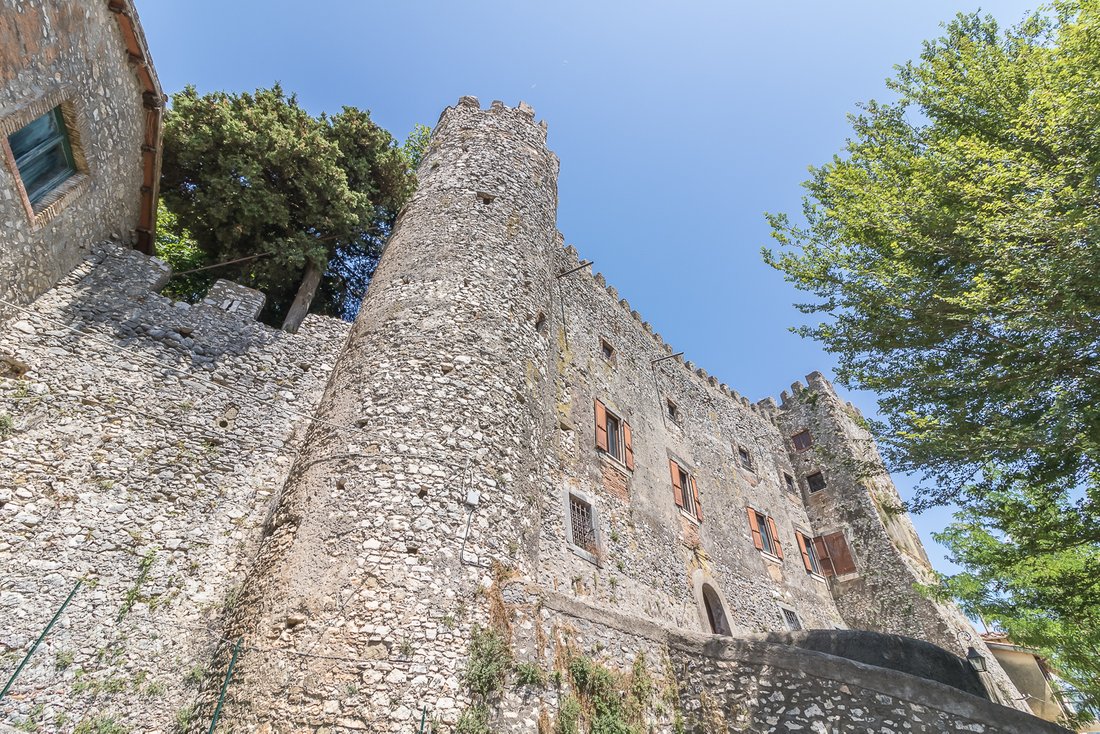 Castle For Sale Near Rome Overlooking The Ancient Town In Tivoli, Lazio ...