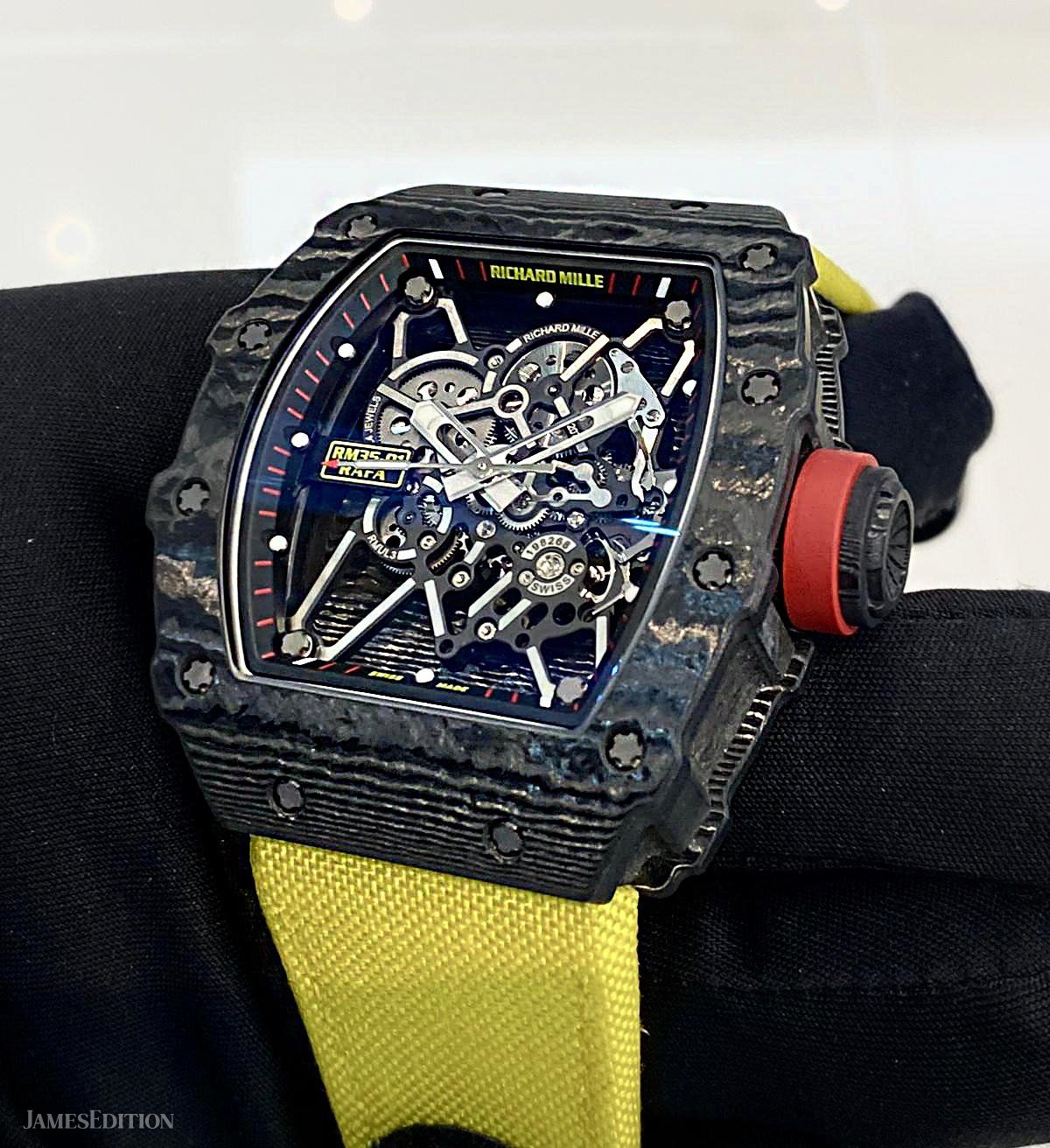 Richard Mille RM 35 01 Rafael Nadal NTPT Carbon Watch In Hong Kong For