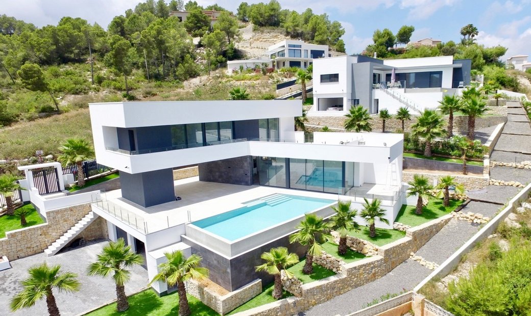 New Build Modern Villa With Sea Views For In Xàbia, Valencian Community ...