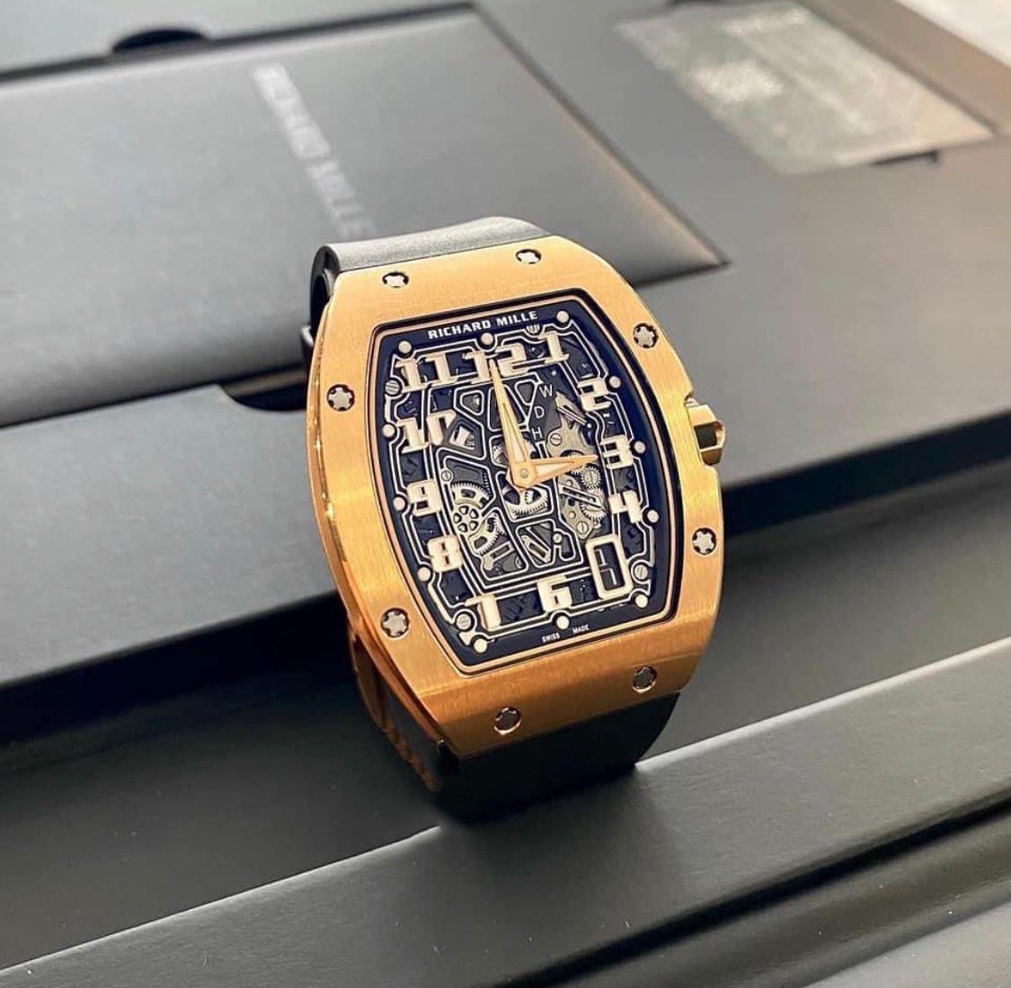 Richard Mille 2016 Mint Rm 67 01 Rose Gold Automatic Extra Flat In Richard Mille 2016 Mint Rm 67 01 Rose Gold Automatic Extra Flat In