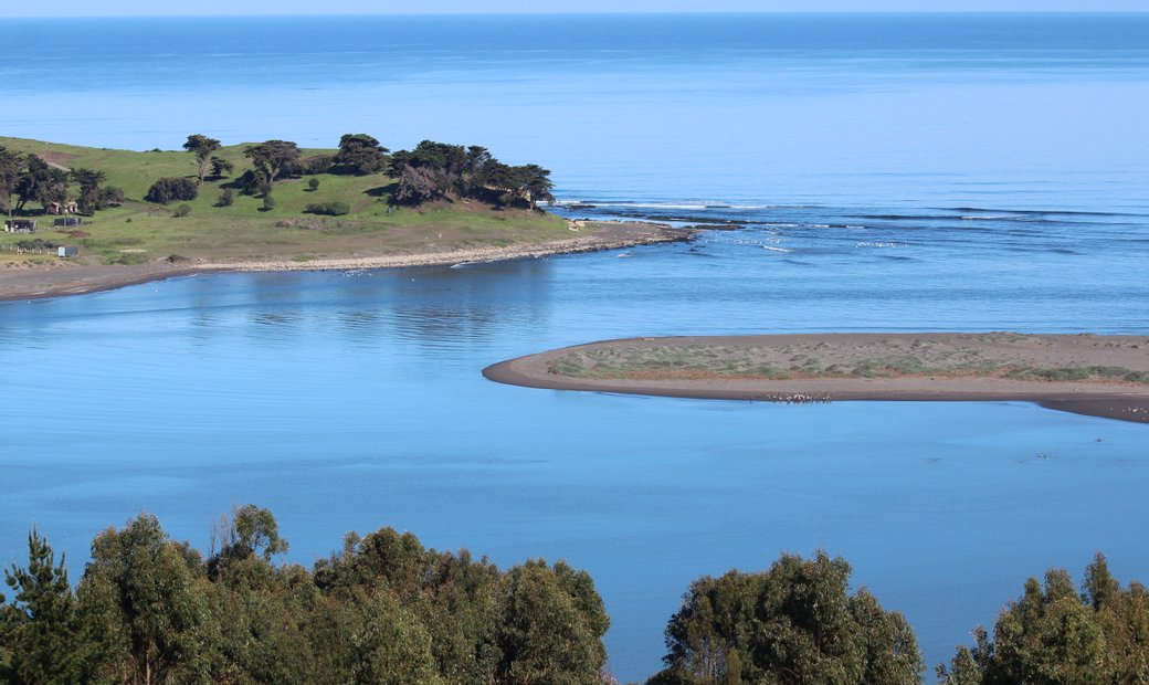 Excelente Desembocadura Del Río Rapel Hasta El Mar. En Valparaíso ...