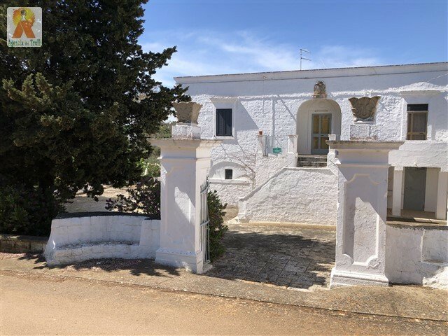 Ancient Farmhouse On Two Levels With Land And In Ostuni, Apulia, Italy ...