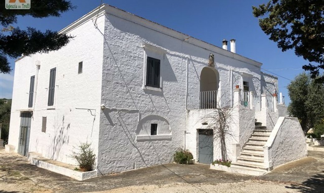 Ancient Farmhouse On Two Levels With Land And In Ostuni, Apulia, Italy ...
