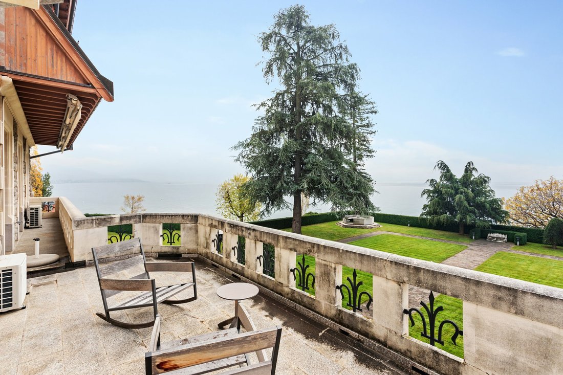 Mansion With The Character Of Yesteryear, In Pully, Vaud, Switzerland ...