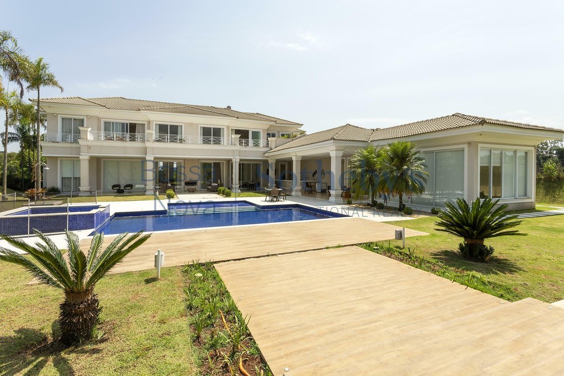 House With Imposing Architecture In Gated Community In Itu, Brazil For ...