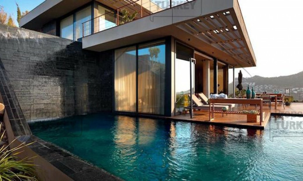 Mansion With Stunning Palmarina Vista In Bodrum In Yalıkavak, Muğla ...