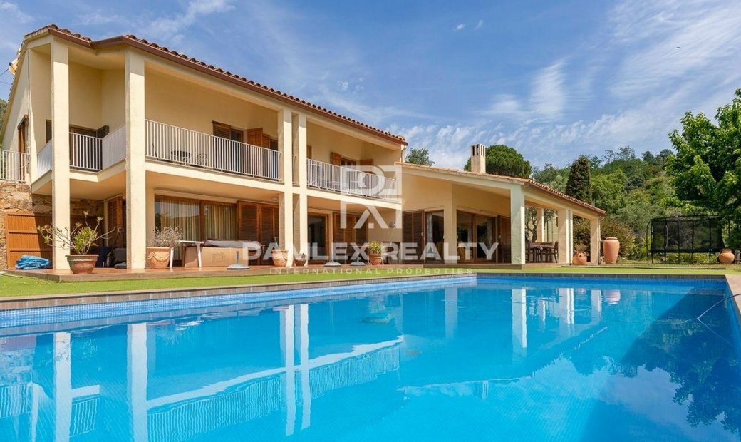 House With Good Sea View In Urbanization Santa Maria De In Catalonia ...