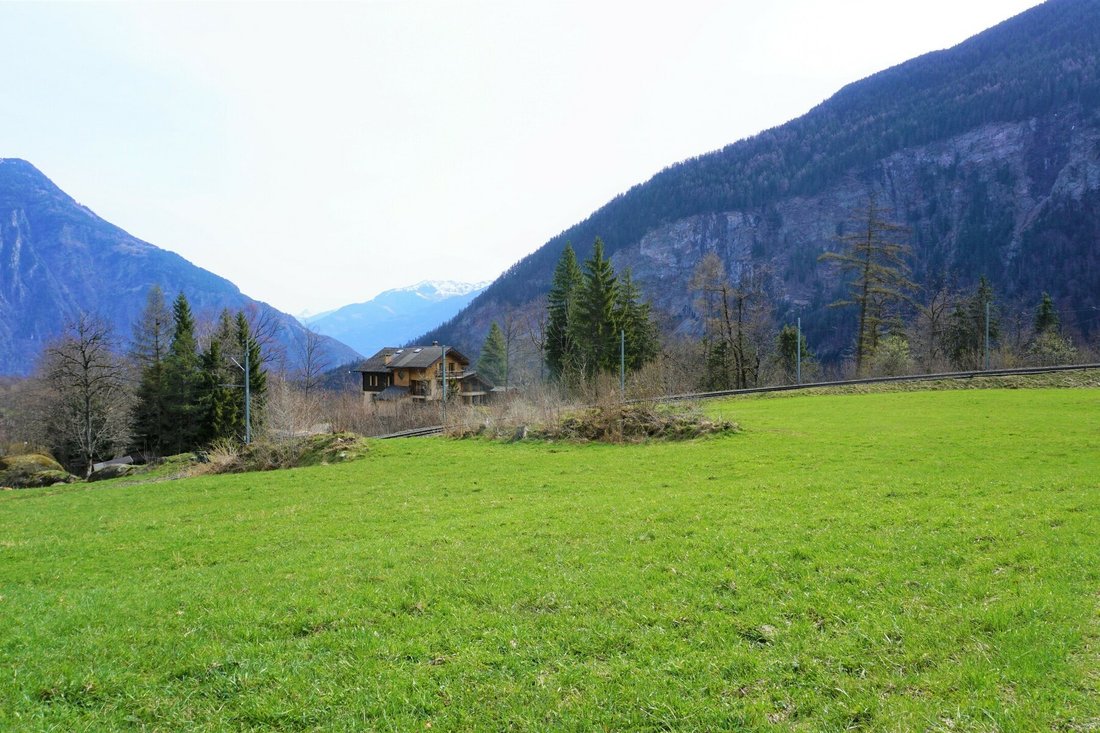 Exceptional Land Near The Village With Optimal In Salvan, Valais ...