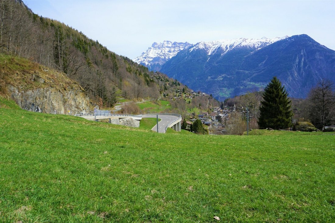 Exceptional Land Near The Village With Optimal In Salvan, Valais ...