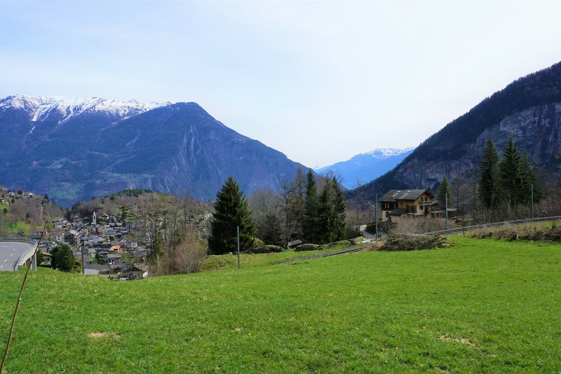 Exceptional Land Near The Village With Optimal In Salvan, Valais ...