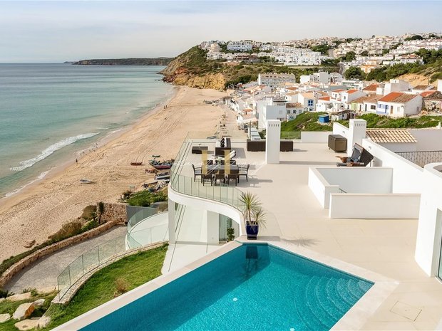 Luxury oceanfront homes for rent in Salema, Budens, Algarve, Portugal ...