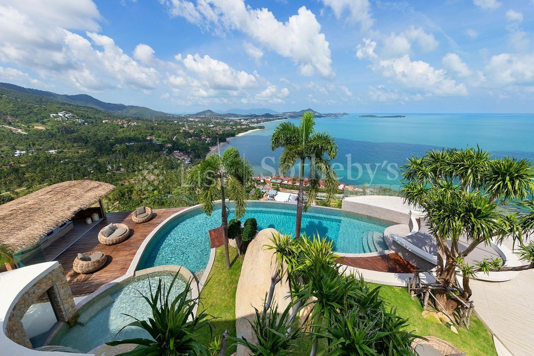 Cliffside Iconic Seaview Villa In Koh Samui, Surat Thani, Thailand For Sale (12216937)