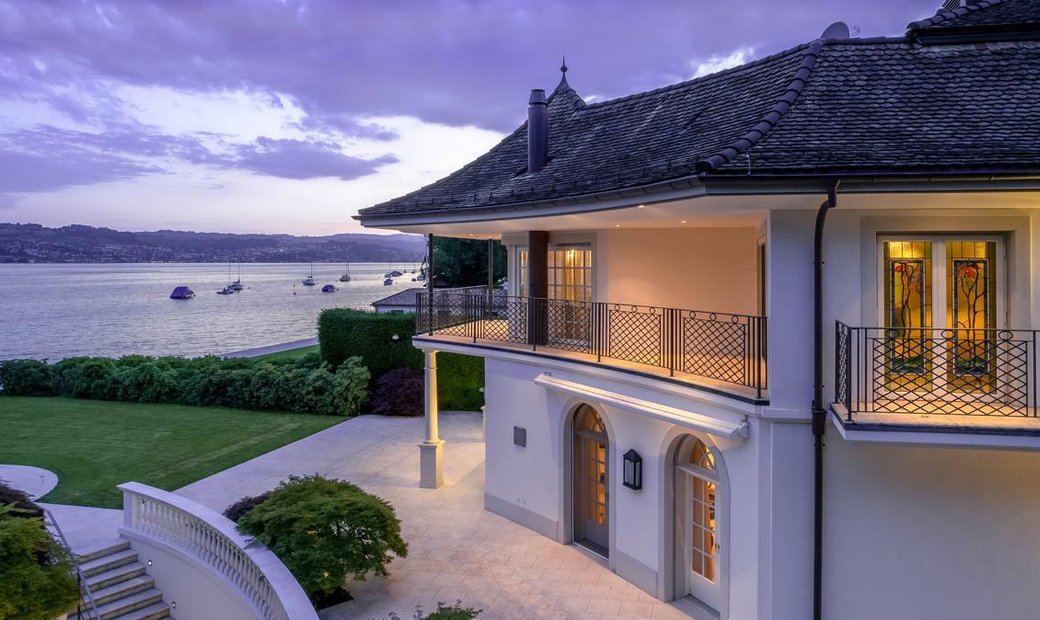 Fabulous Classic Villa With Private Waterfront In Stäfa, Zürich ...