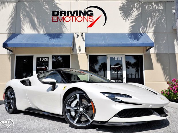 White Ferrari SF90 for sale | JamesEdition