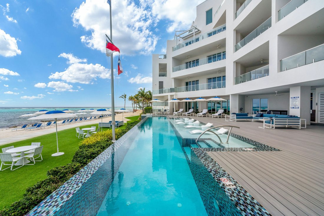 Modern Oceanfront Condo With Private In Rum Point, North Side, Cayman ...