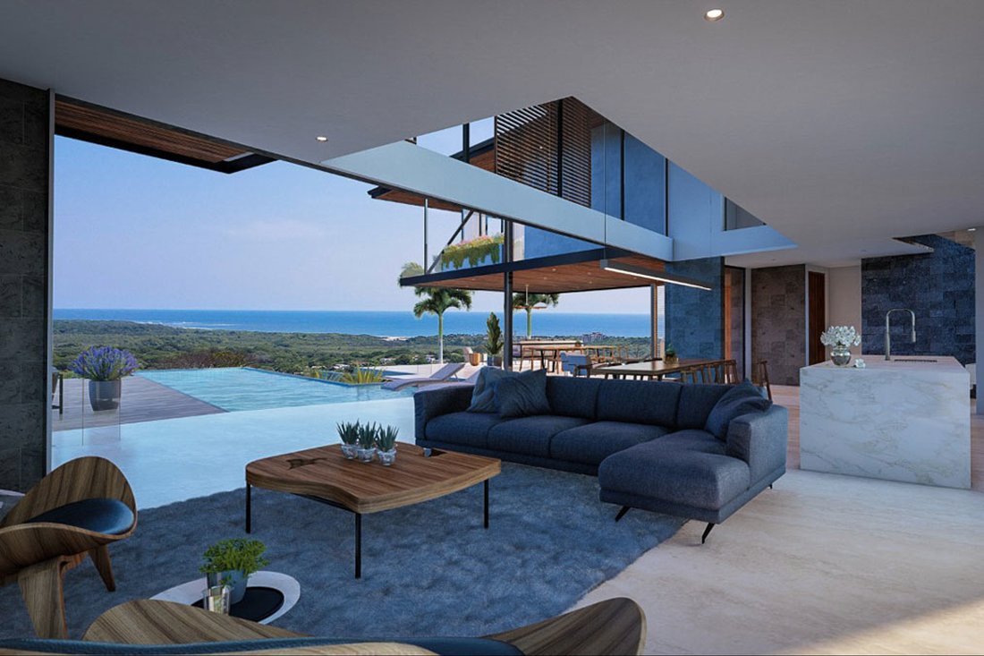 The Ocean View Ridgeline In Tamarindo, Guanacaste Province, Costa Rica ...