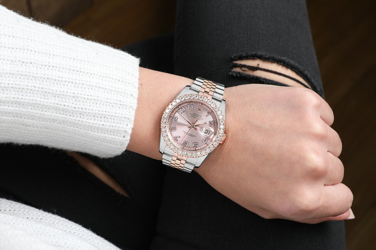 Rolex Datejust 36mm Two Tone Rose Watch In New York, New York, United ...