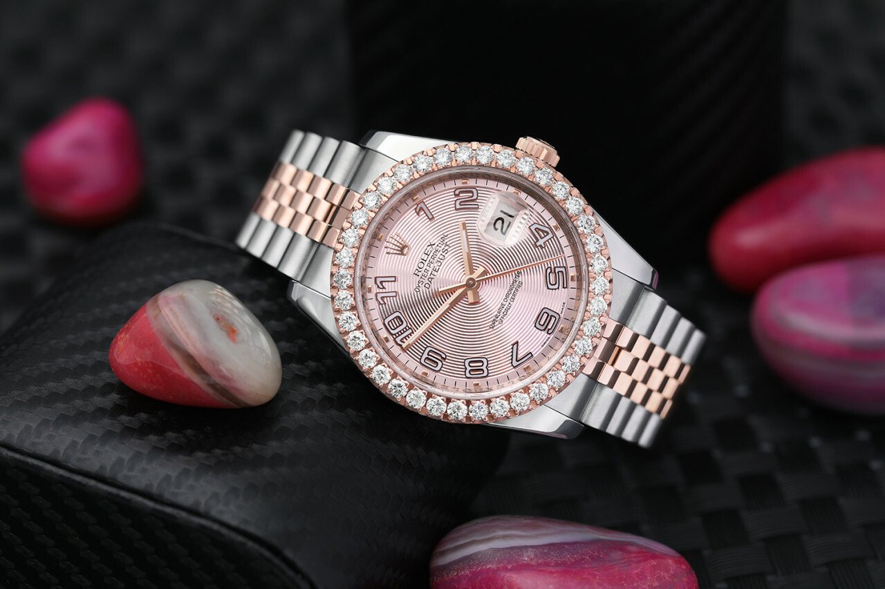 Rolex Datejust 36mm Two Tone Rose Watch In New York, New York, United ...