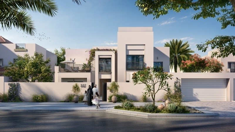 Single Row Corner Villa In Abu Dhabi, Abu Dhabi, United Arab Emirates ...