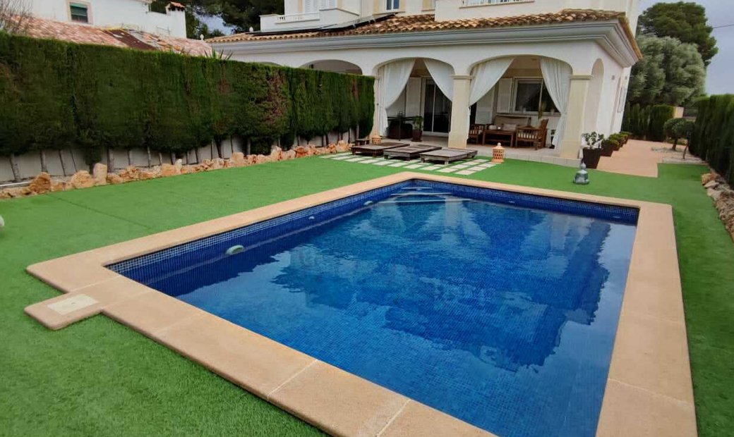Semi Detached House With Pool In Bahia In Badia Gran, Balearic Islands ...