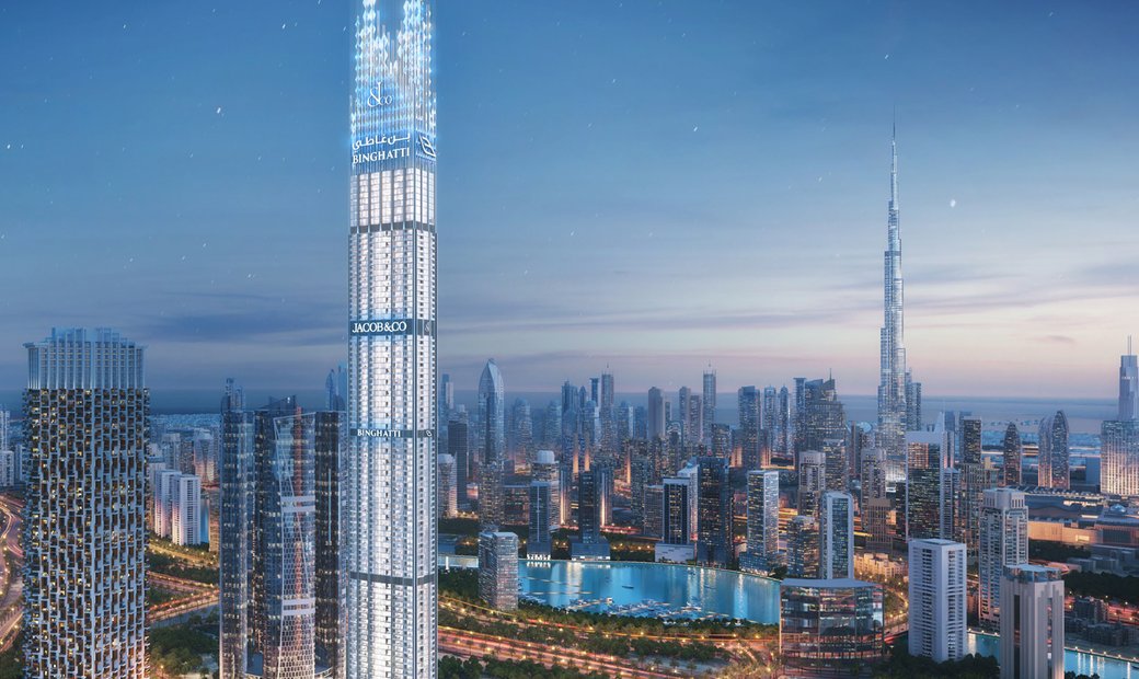 Burj Binghatti Jacob & Co La Plus Dans Dubaï, Dubaï, émirats Arabes ...