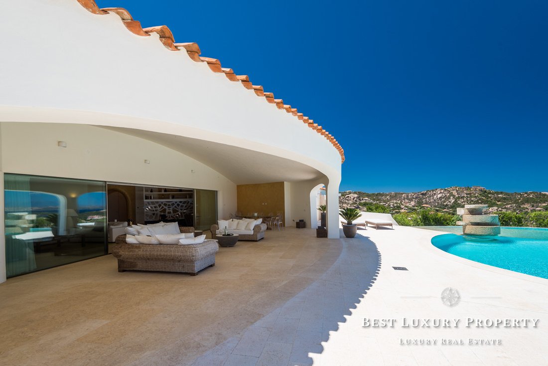 Modern Villa With Breathtaking View On Porto In Porto Cervo, Sardinia ...