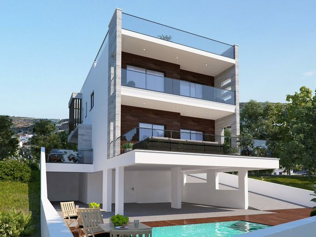 Luxury homes with terrace for sale in Ayia Marinouda, Paphos, Cyprus ...