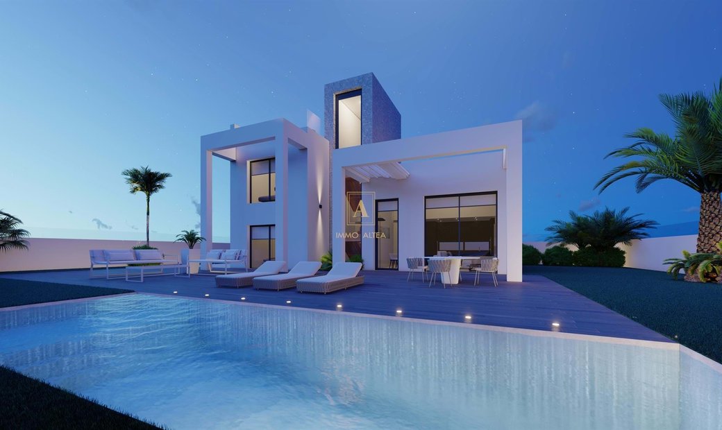Modern Villa In Finestrat, Valencian Community, Spain For Sale (12367154)