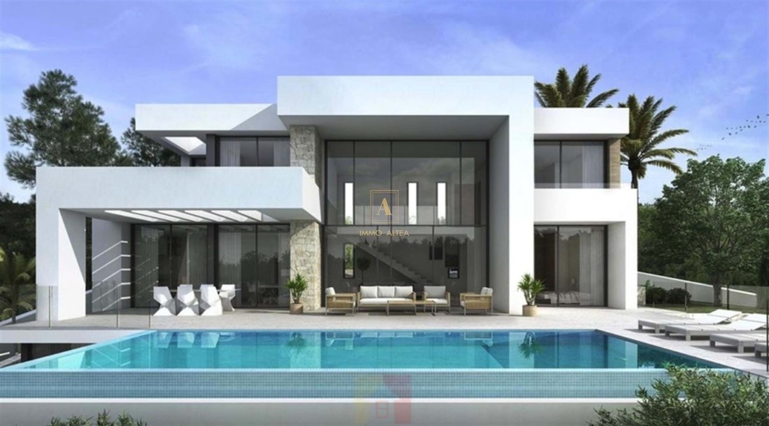 Modern Villa With Beautiful Open Views In Moraira, Valencian Community ...