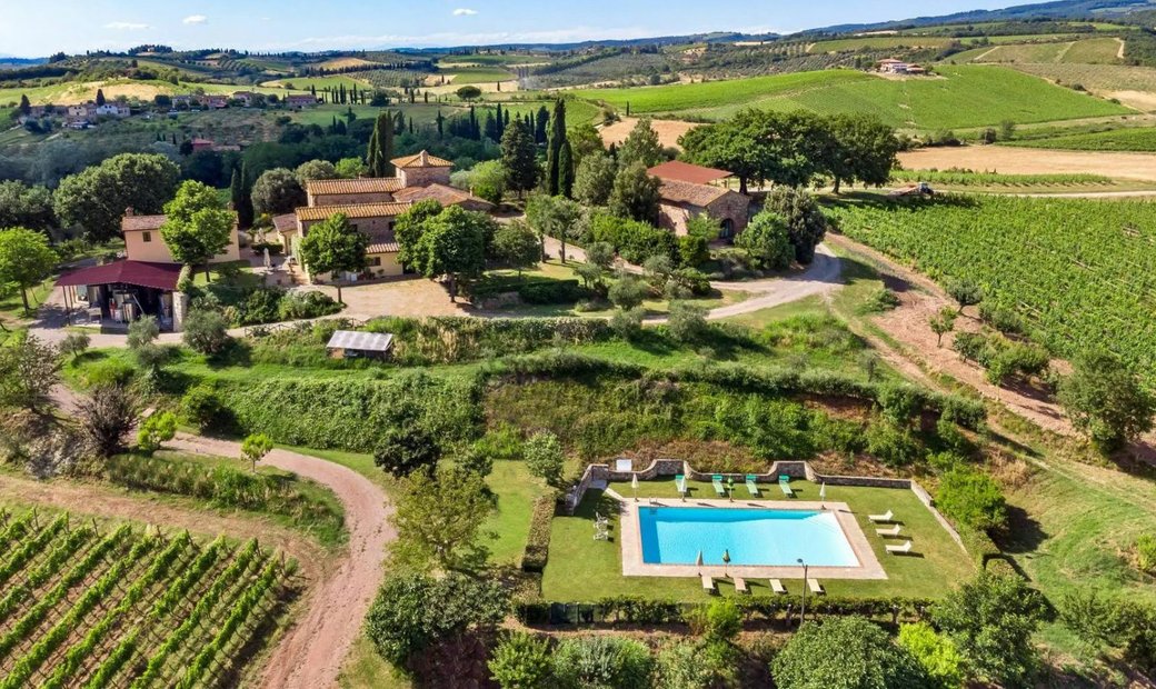 Chianti Farm For Sale With Chianti Wine Production In Tuscany, Italy ...
