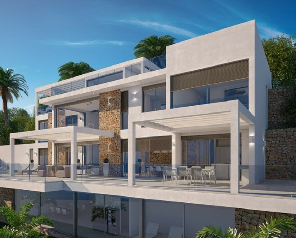 Modern New Build Villa For Sale With Sea In Xàbia, Valencian Community ...