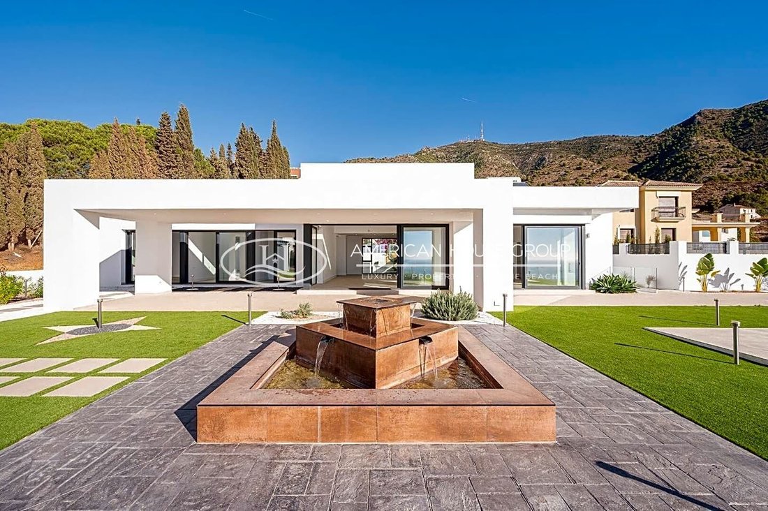 Modern Style Villa For Sale With Sea And Mountain In Mijas, Andalusia ...
