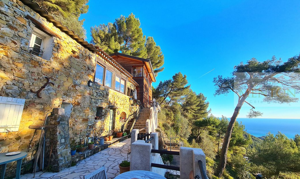 Menton Castellar Stone Sheepfold In Menton, Provence Alpes Côte D'azur ...