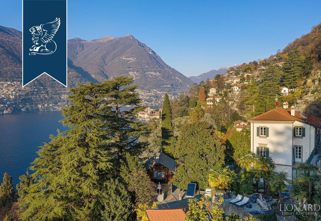 A Jewel With A Unique Design By Lake Como In Blevio, Lombardy, Italy ...