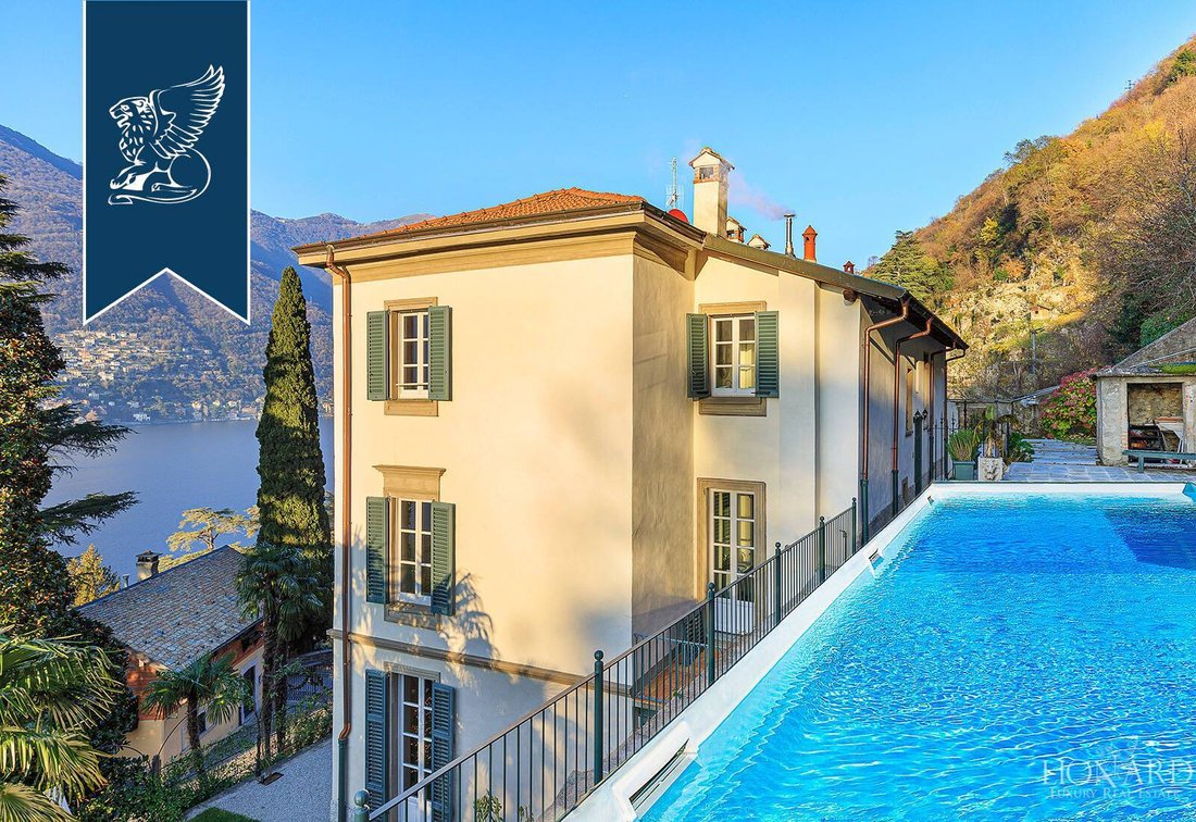 A Jewel With A Unique Design By Lake Como In Blevio, Lombardy, Italy ...