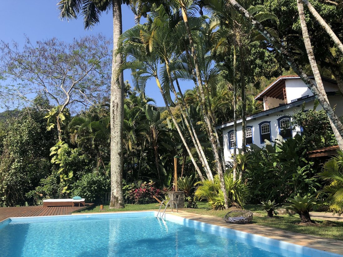 Uba001 Incredible Colonial House, Ubatuba Beach Region In Ubatuba ...