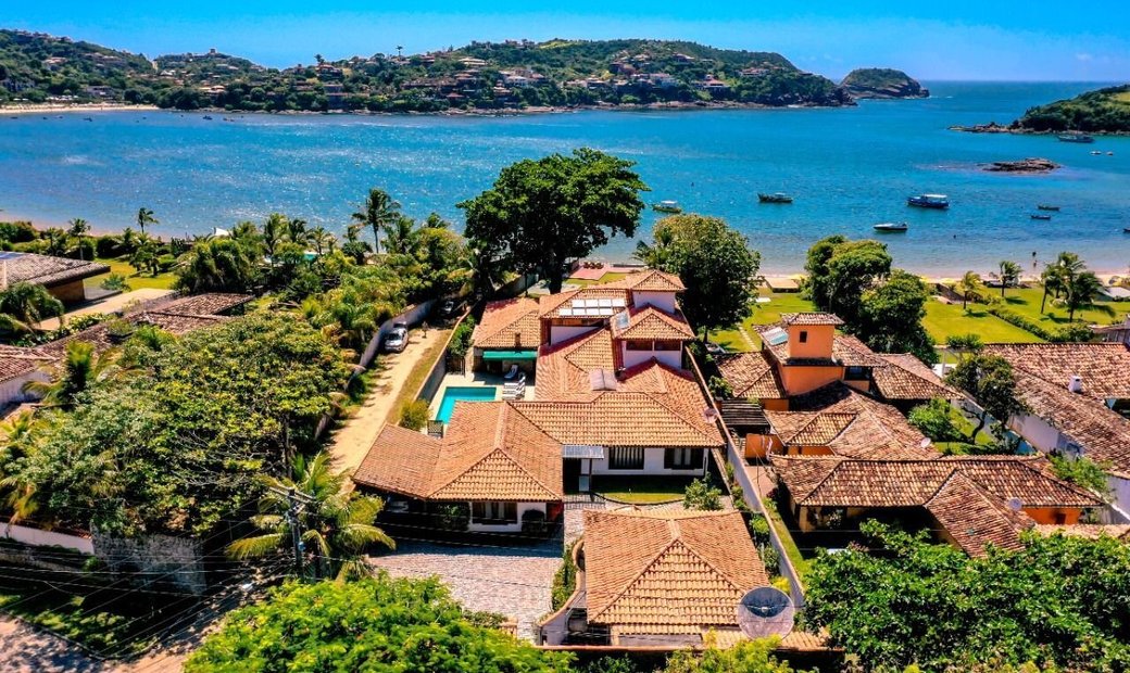 Buz057 Exuberant Beachfront House In Búzios In Armação Dos Búzios ...