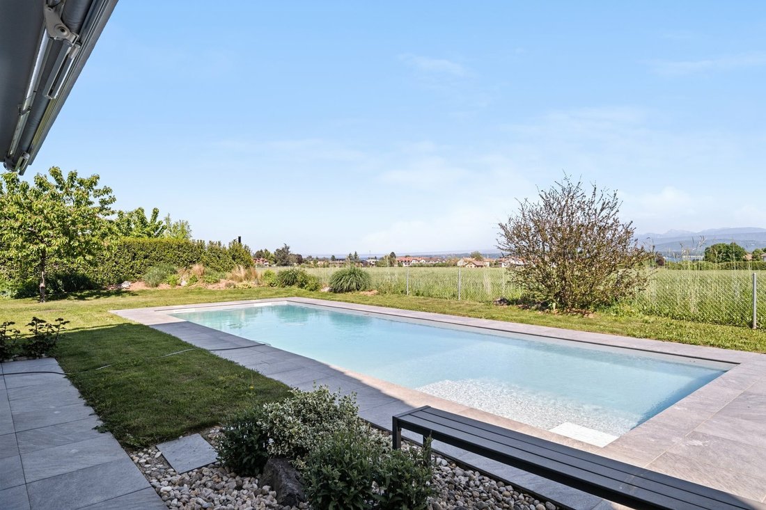 Contemporary Property With Lake View And Swimming In Founex, Vaud ...