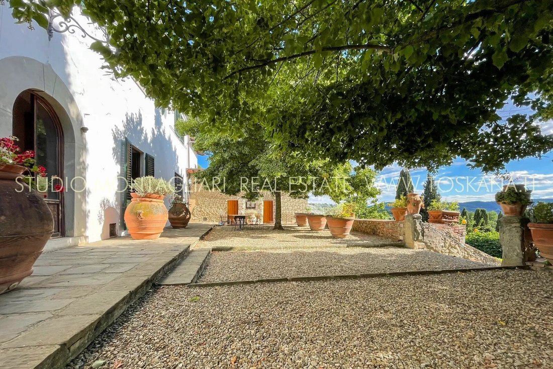 Historical Estate With Vineyard In The In Greve In Chianti, Tuscany ...