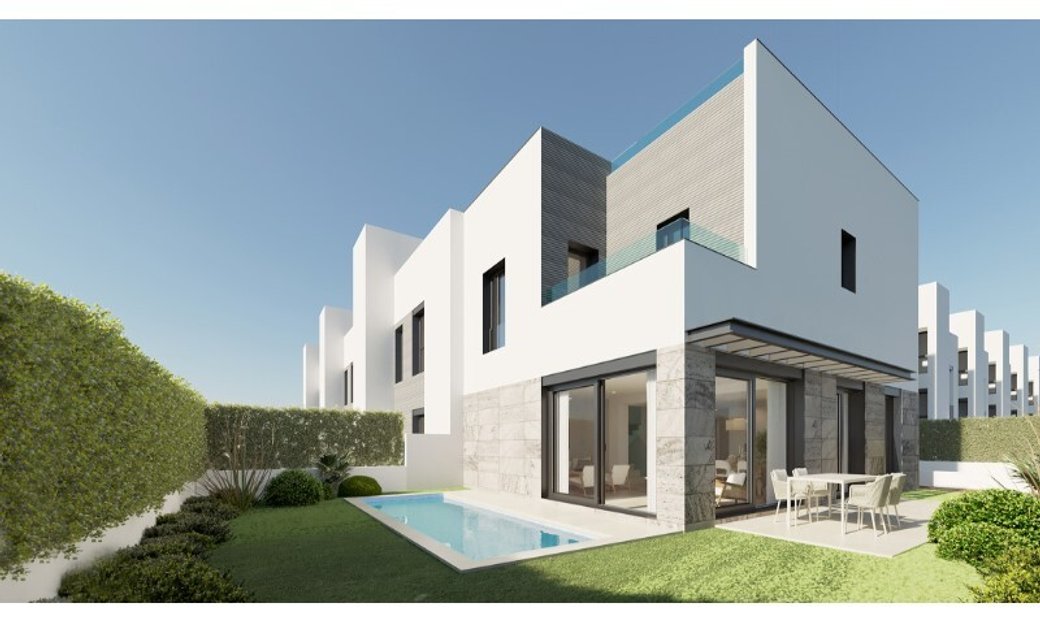 New Build Terraced Villa In A In Ca'n Pastilla, Balearic Islands, Spain ...