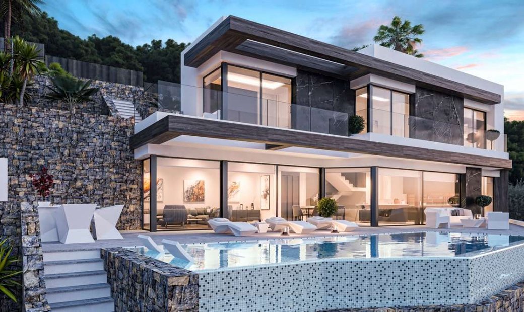 Calpe Detached House In Calp, Valencian Community, Spain For Sale ...