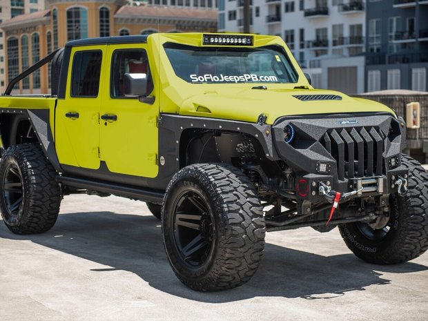 Yellow Jeep Gladiator for sale | JamesEdition