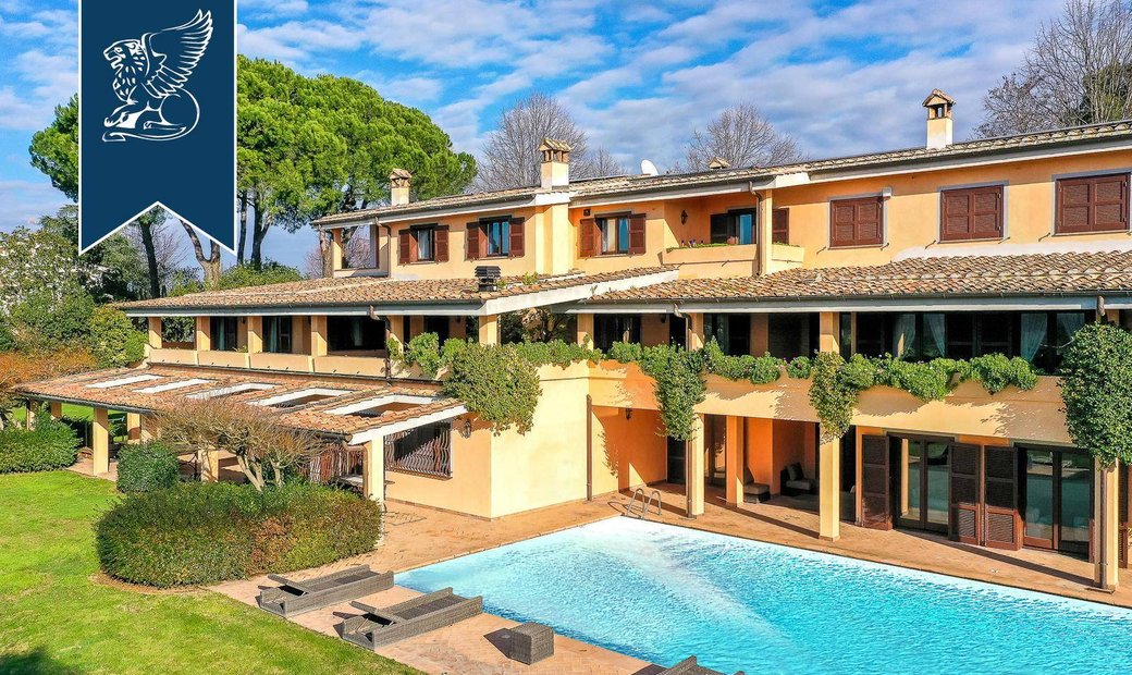 Charming Luxury Villa With A Pool A Few Kilometres From Rome In Lazio ...
