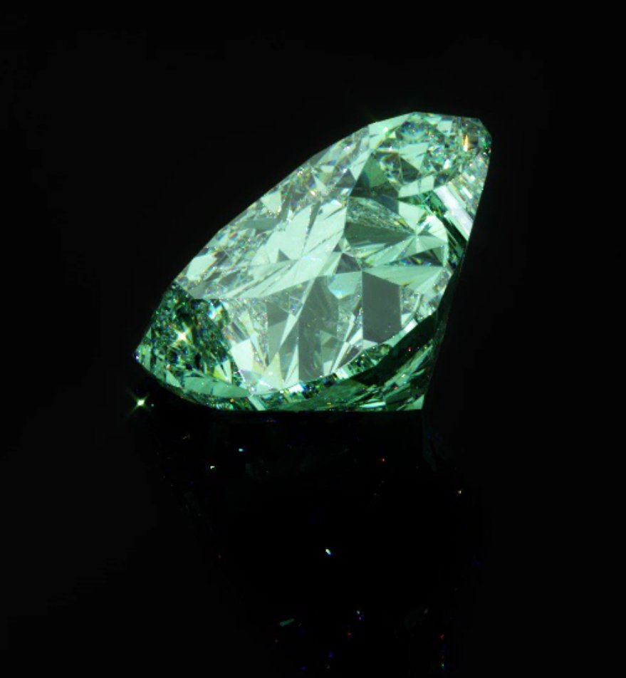 Heart Shape Fancy Vivid Green Diamond In Dubai, Dubai, United Arab ...