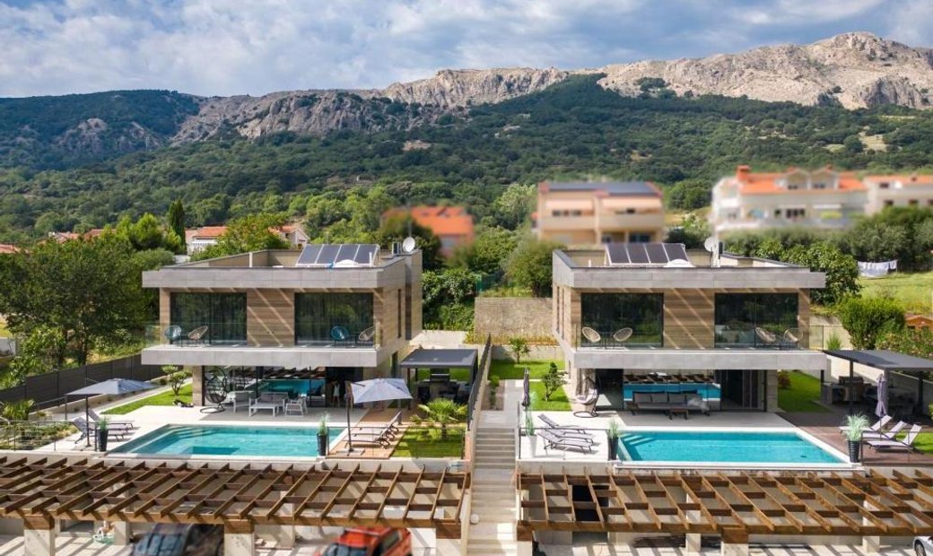 Villa For Sale In Krk, In Cedar Hill, Primorje Gorski Kotar County ...