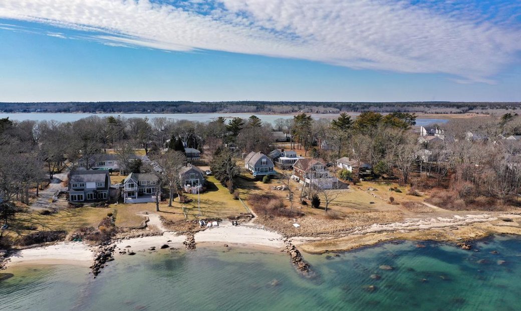 Beachfront Cape With Unobstructed Water In Marion, Massachusetts ...