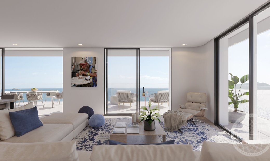 Ultra Luxurious Sea Front Apartment Project In Ibiza, Balearic Islands ...