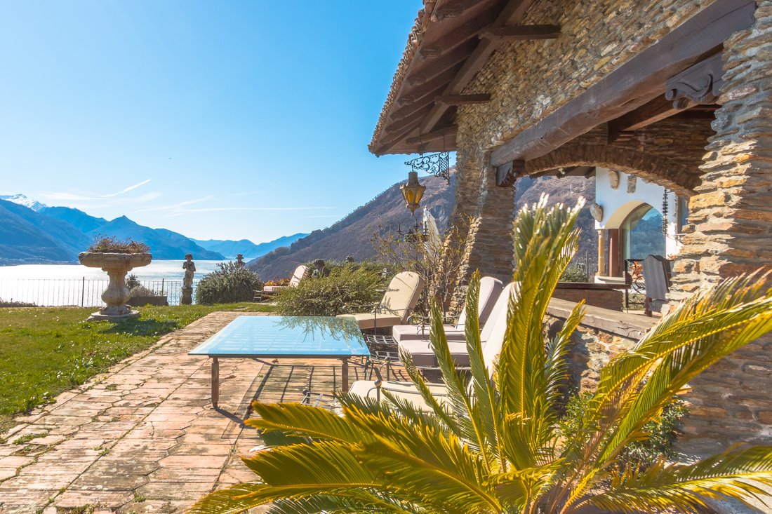 Iconic Historic Villa With Captivating Lake Scenery In Dongo, Lombardy ...