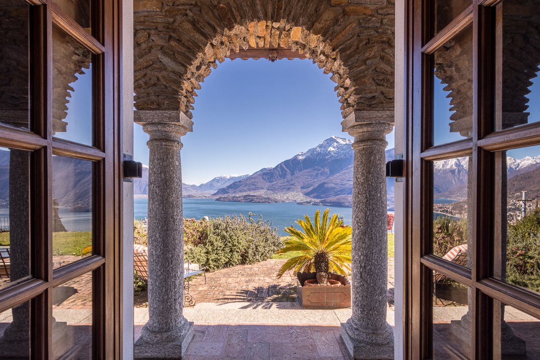 Iconic Historic Villa With Captivating Lake Scenery In Dongo, Lombardy ...